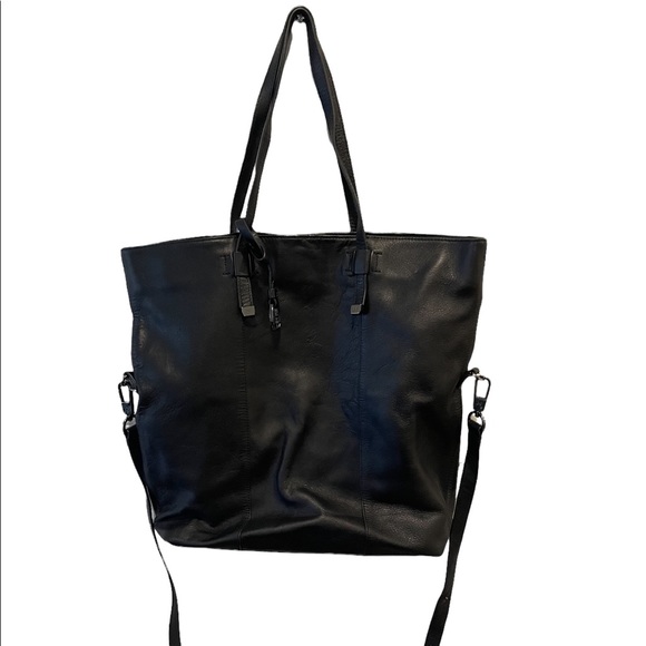 Halston Heritage | Bags | Halston Heritage Black Tote With Handles ...